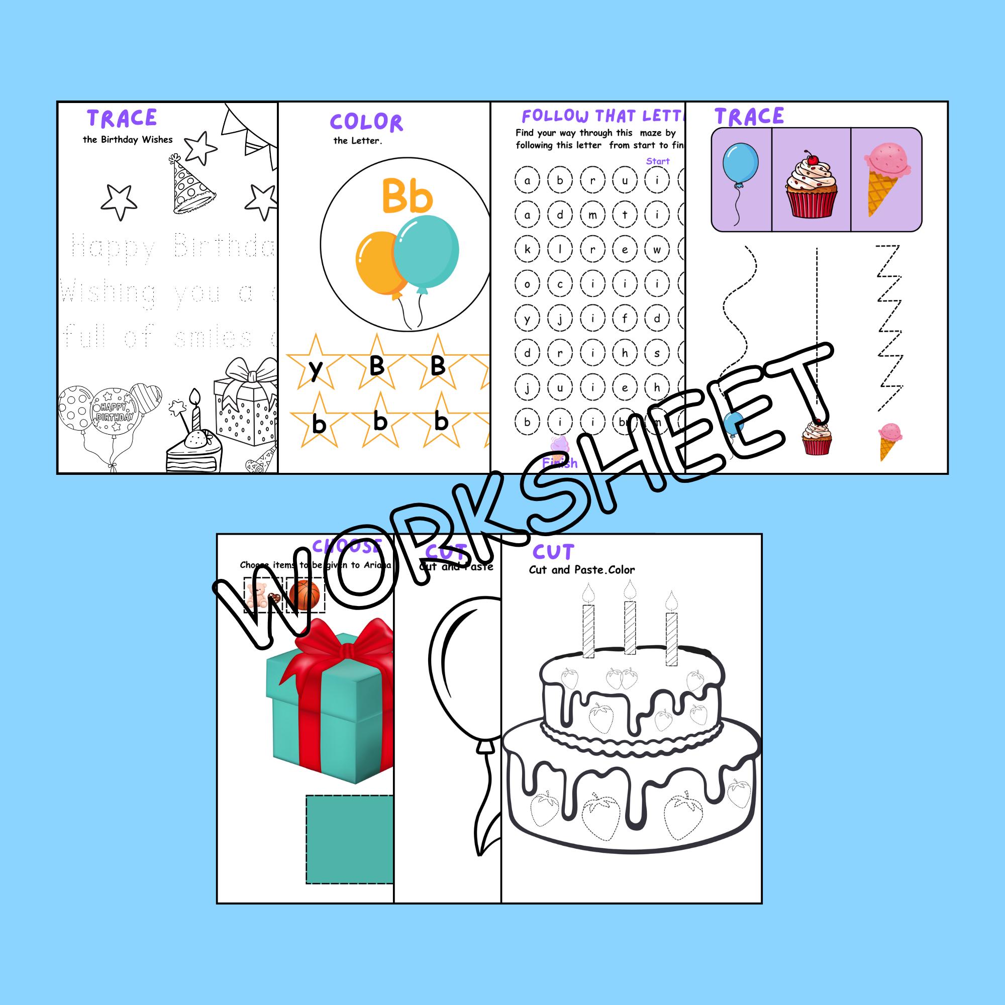 Birthday Activities L Birthday Worksheet L Learn Your Birthday L ...