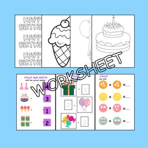 Birthday Activities L Birthday Worksheet L Learn Your Birthday L ...