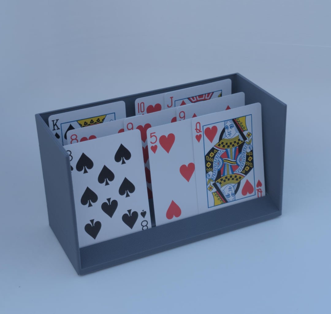 3D Printed Playing Card Holder: No Peeking Privacy Sides - Etsy