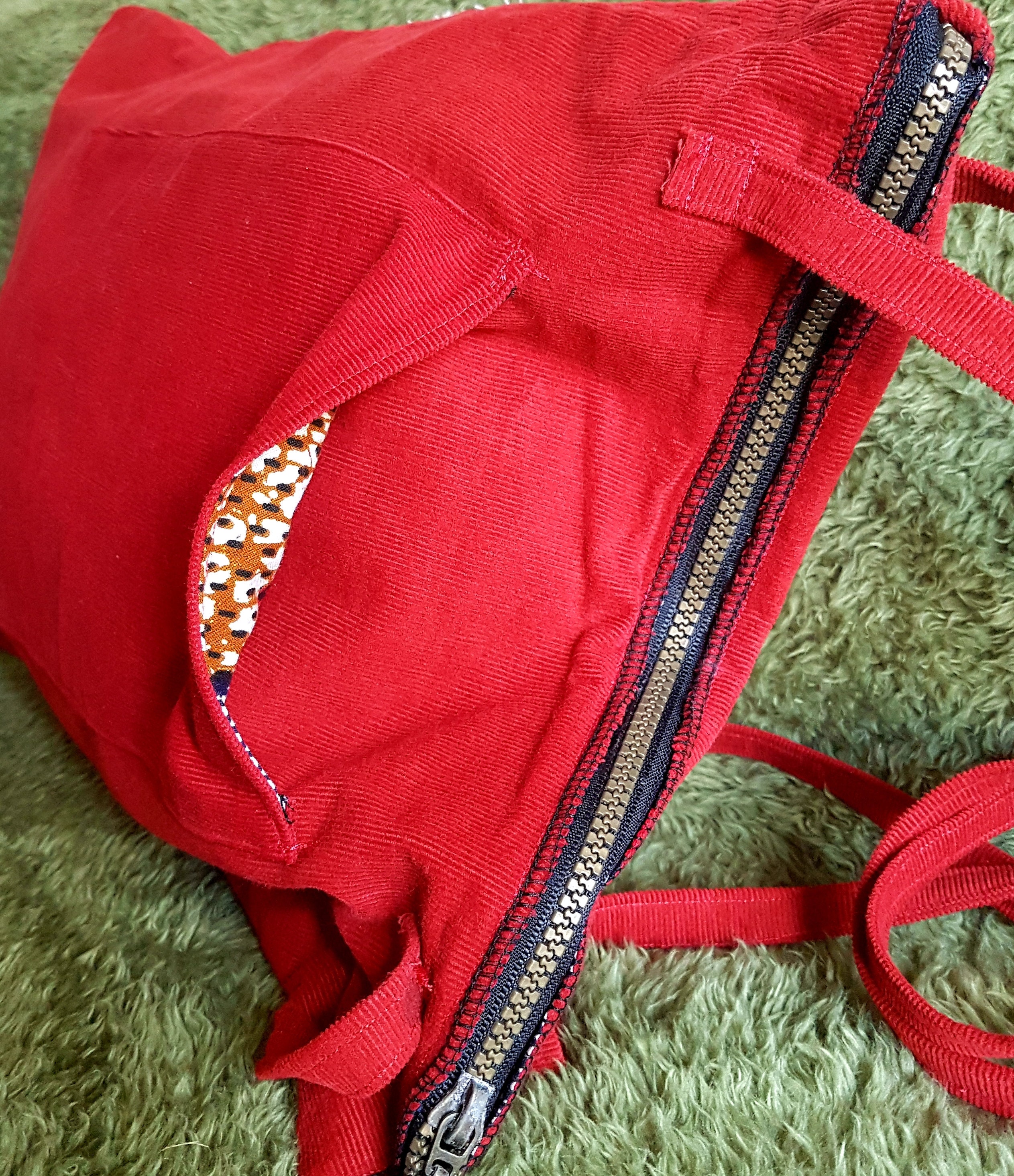Red Afro Cross Body Bag - Etsy
