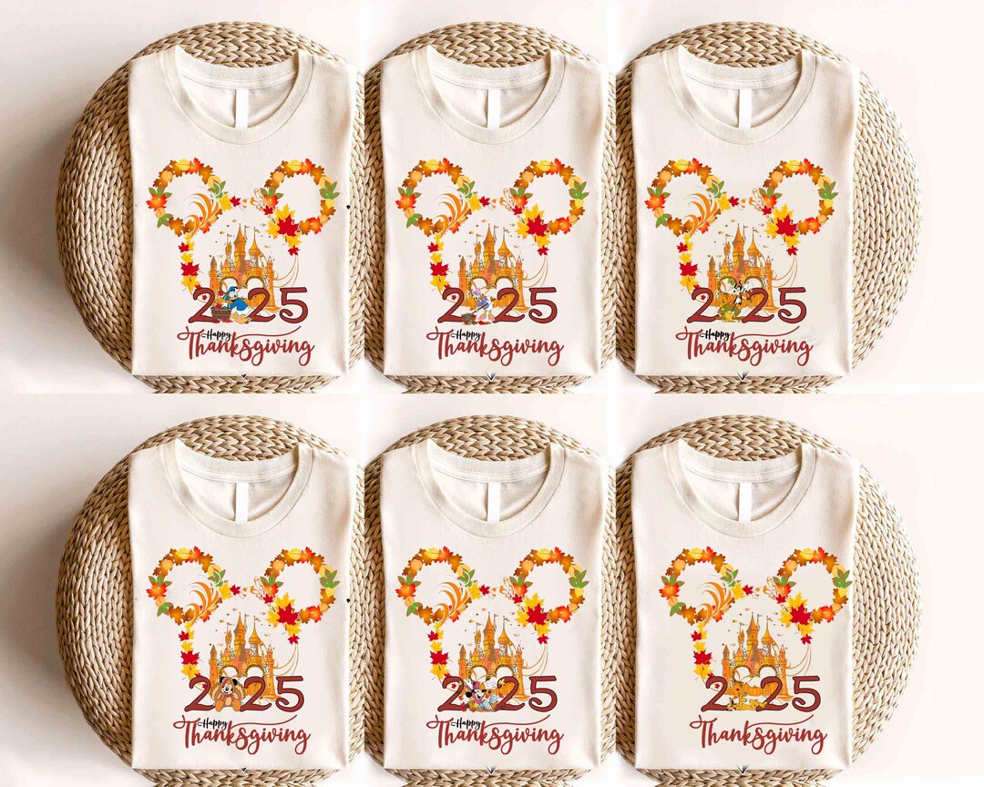2025 Disney Mickey and Friends Thanksgiving Png,mickey and Co ...