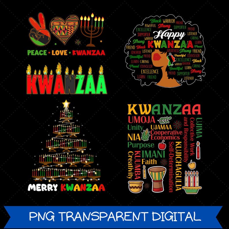 Principles of Kwanzaa Png, Kwanzaa Blessing, Nguzo Saba Png,jewish ...