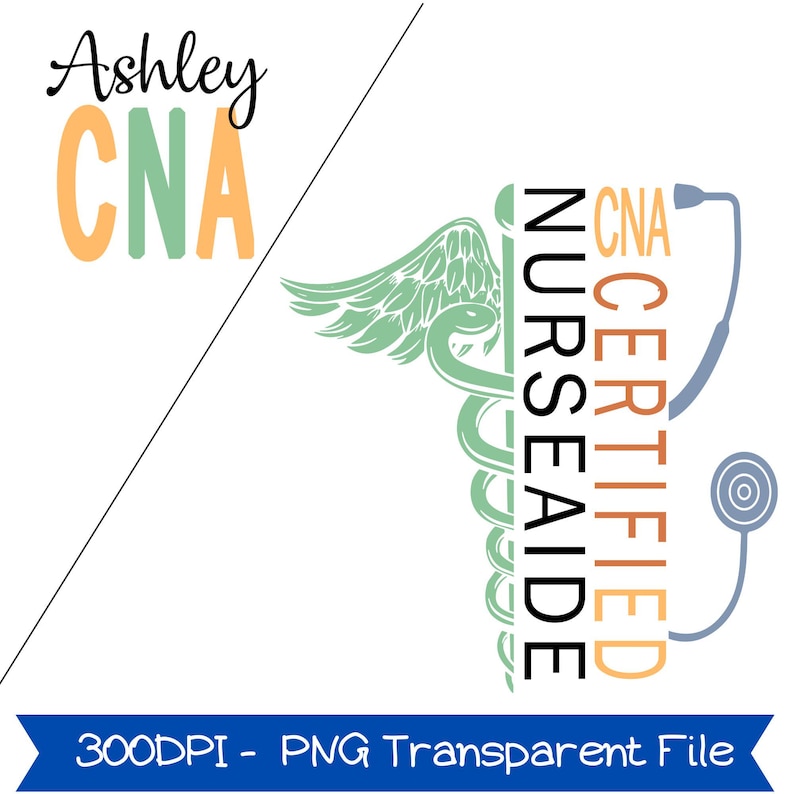 Personalized CNA Png, CNA Nurse Png, Certified Nursing Assistant Png ...