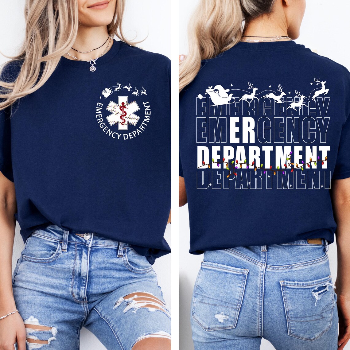Christmas Emergency Department Png, Christmas Gift for Nurse Png, ER ...