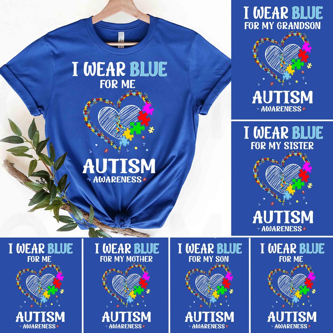 Autism Awareness PNG, Blue, Teacher Autism Bow (digital Download) - Etsy