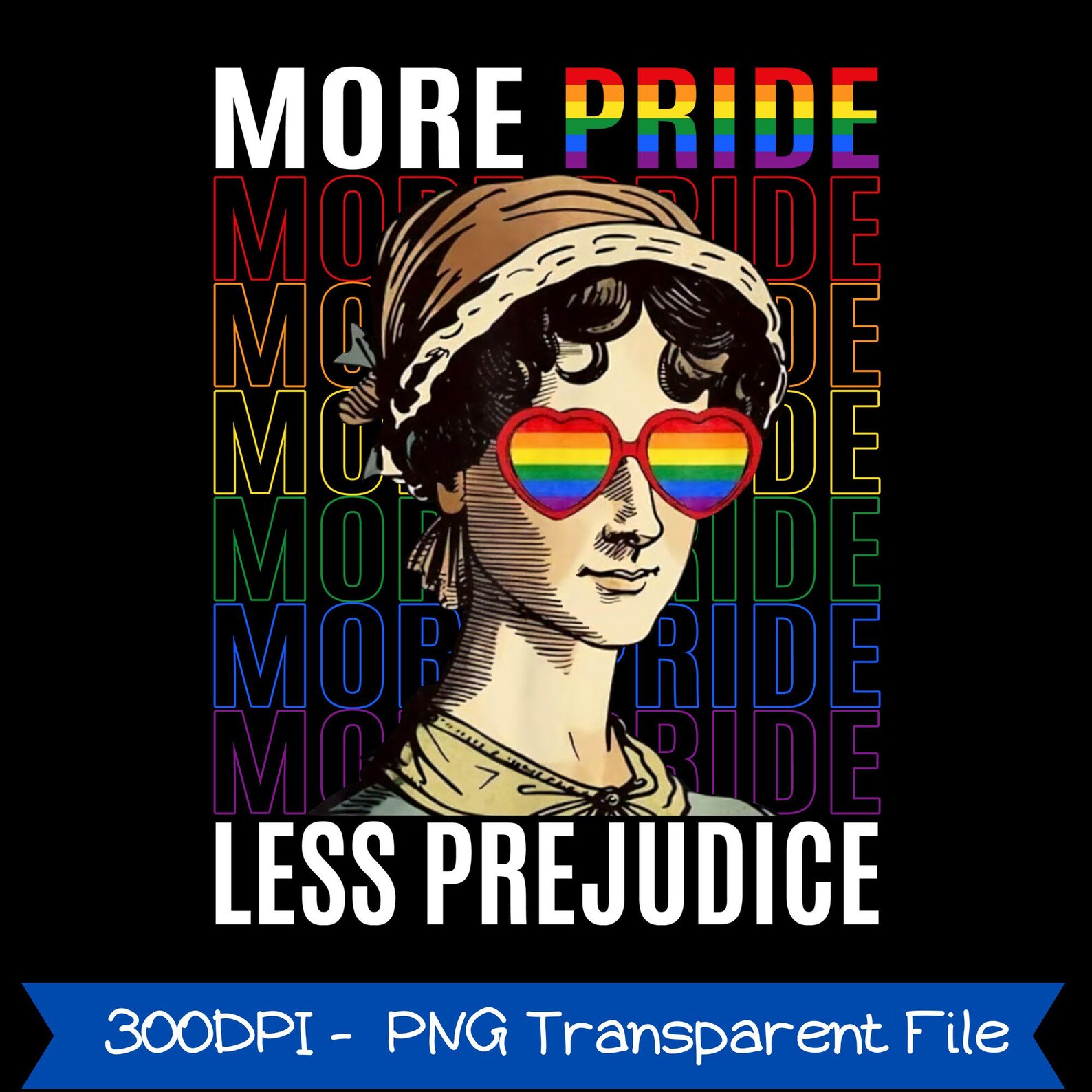 More Pride Less Prejudice Png, LGBTQ Png, Proud Ally Png, Pride Month ...