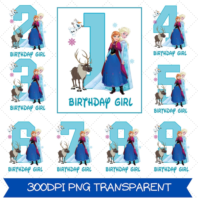 Frozen 4th Birthday - Etsy