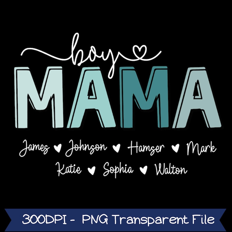 Personalized Boy Mama Png, Boy Mama Png, Boy Mom Png, Mom Shirt Design ...