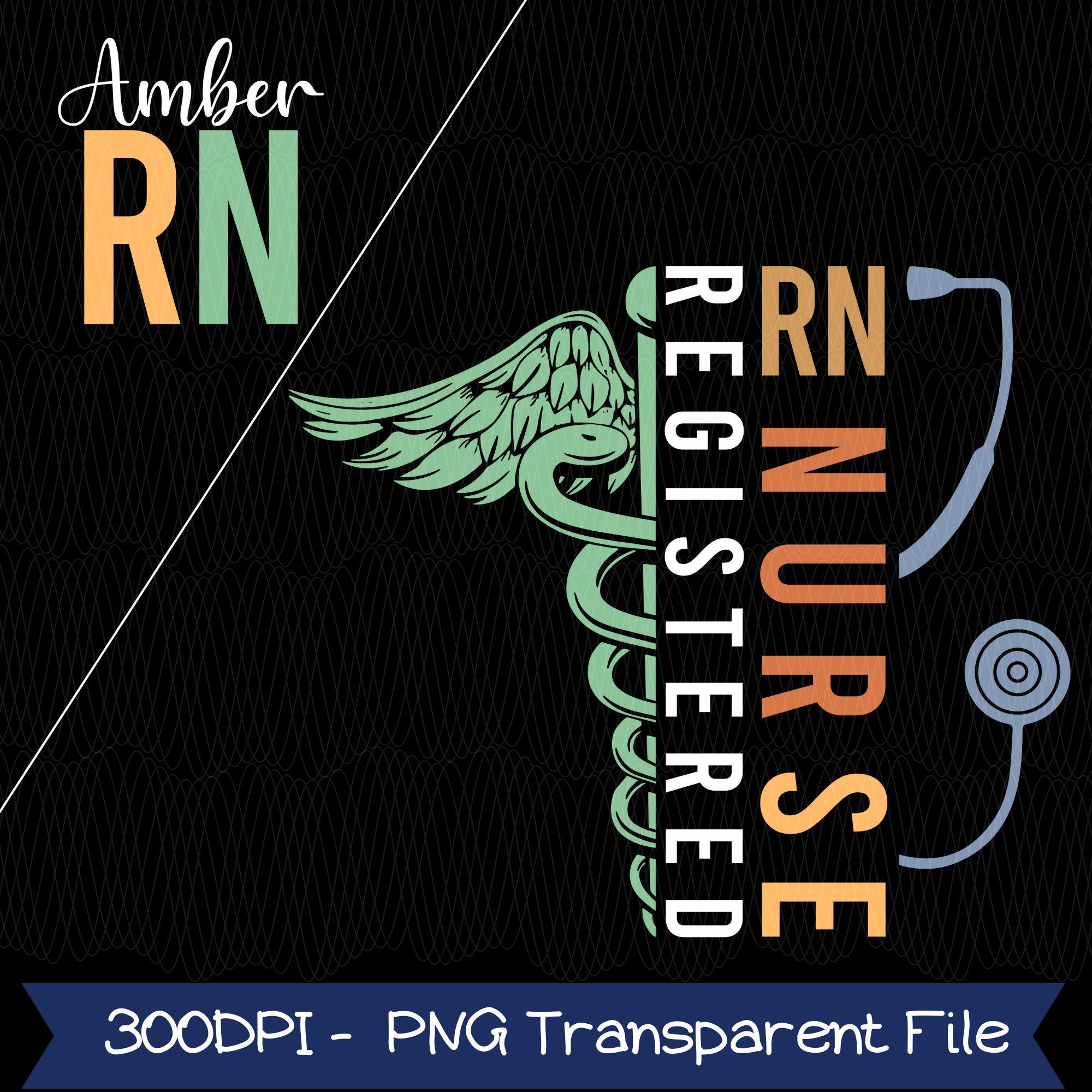 Custom Registered Nurse Png, Personalized Name Nurse Png, RN Pocket RN ...