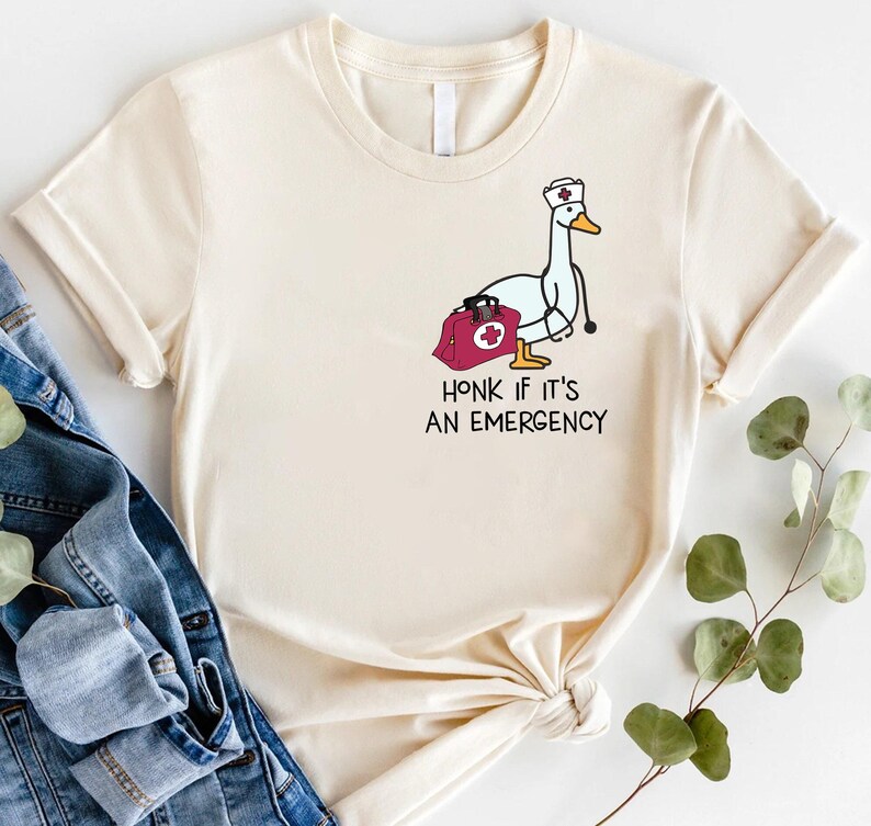 Personalized ER Nurse Silly Goose PNG, Emergency Medicine (digital ...