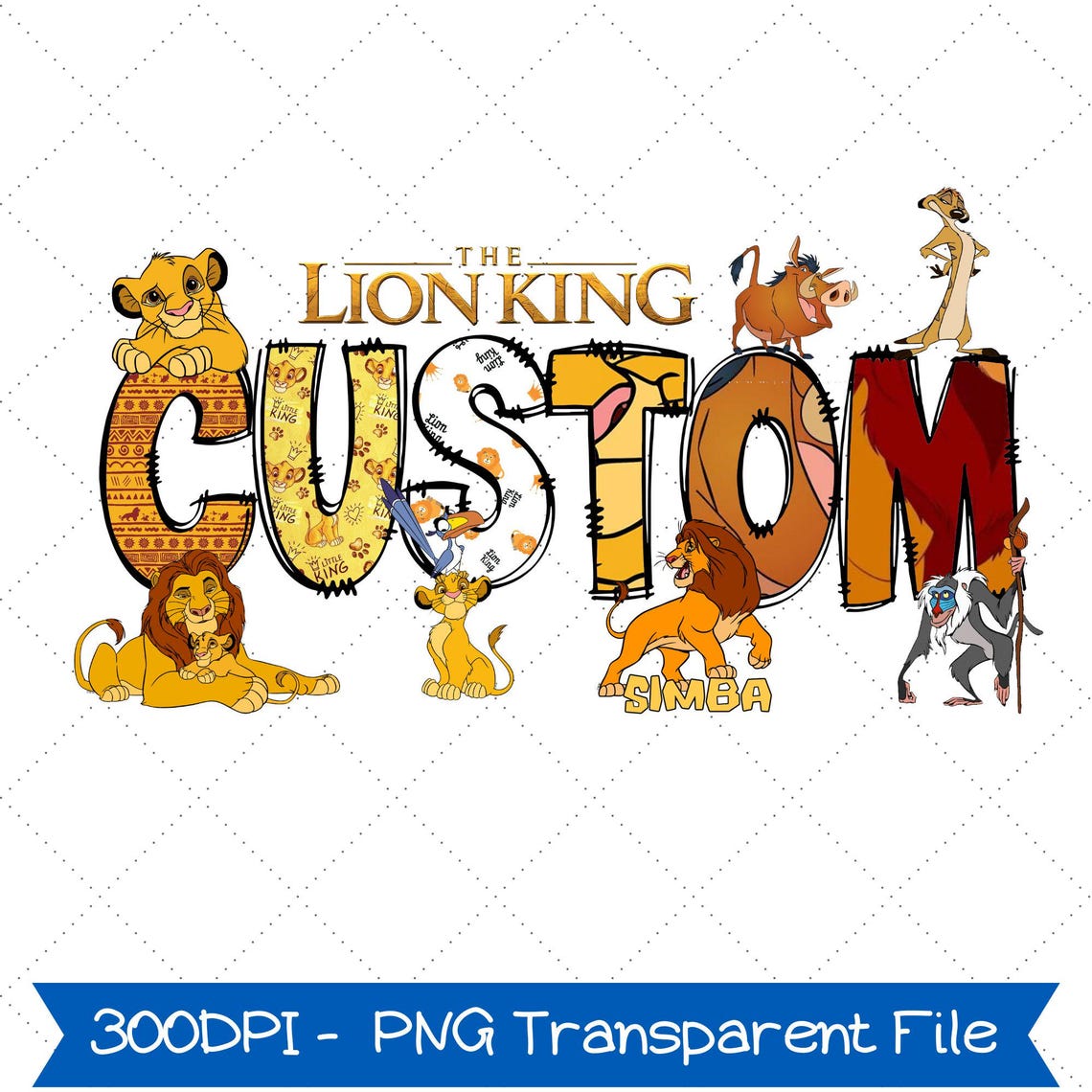 Personalized the Lion King Characters Png, Disney Family Trip Png ...