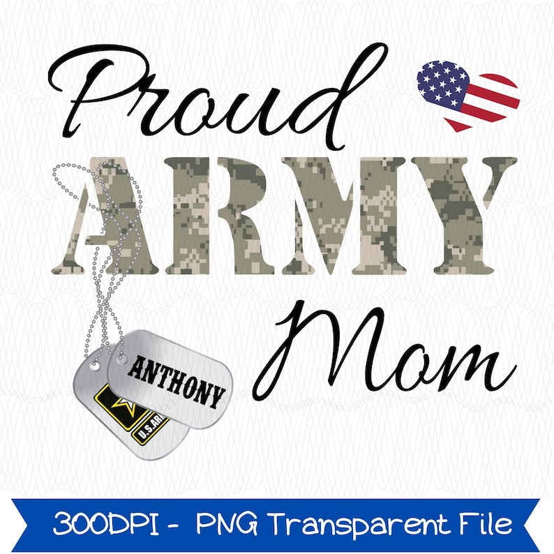 Personalized Proud Army Family Png, Proud Army Png Cool USA Proud Army ...