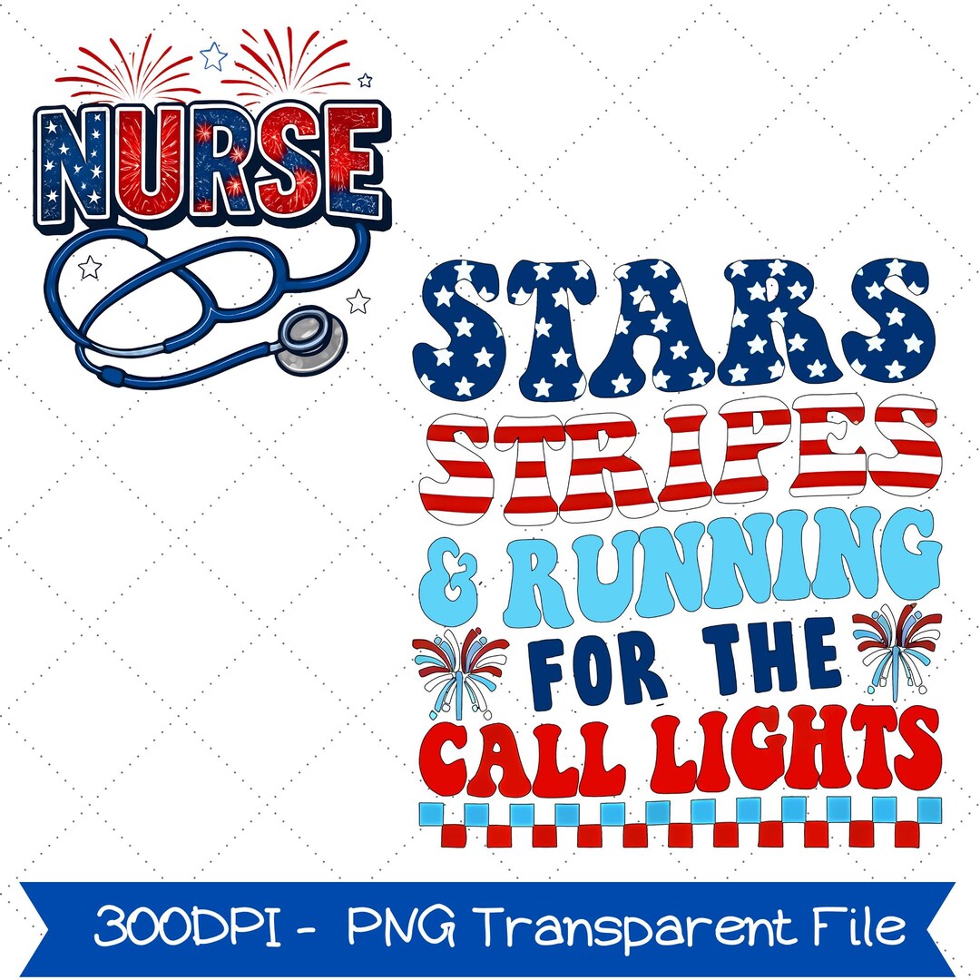 4th of July Nurse Png, American Nurse Png, American Flag Nurse Png ...