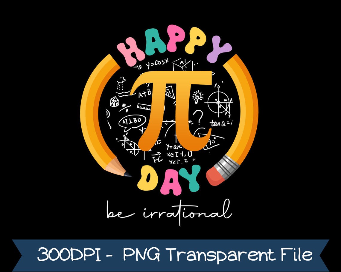 Happy Pi Day PNG, Pi Menu Png, Funny Math Png, Pi Day, Math Teacher ...