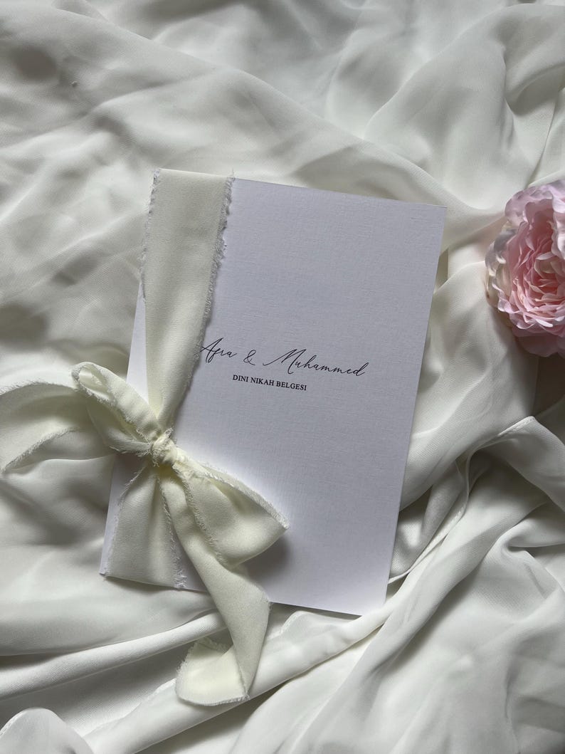 Islamic Marriage Certificate | Dini Nikah Belgesi | Wedding Certificate ...