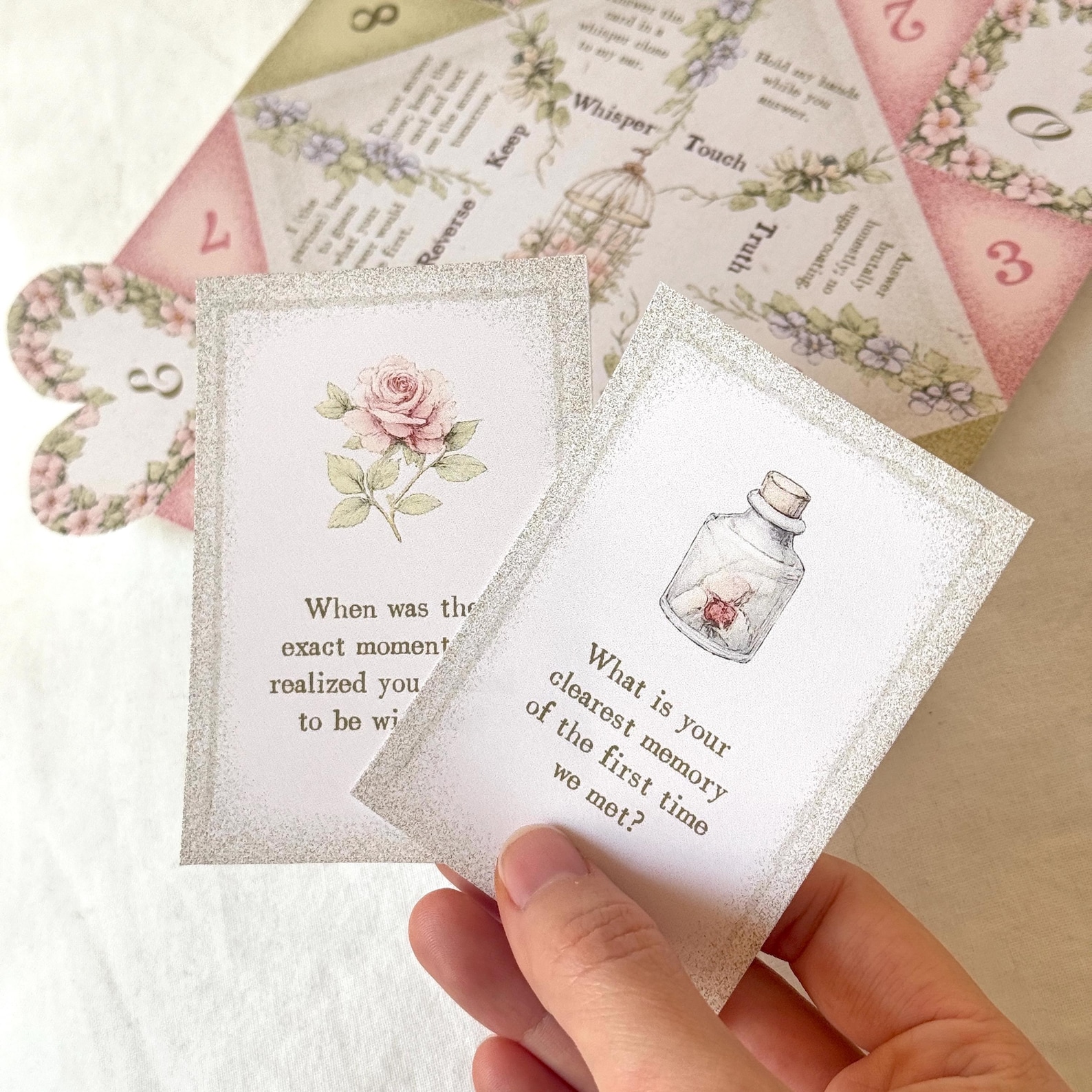 Printable Love Fortune Teller Game | Valentine's Day Cootie Catcher ...