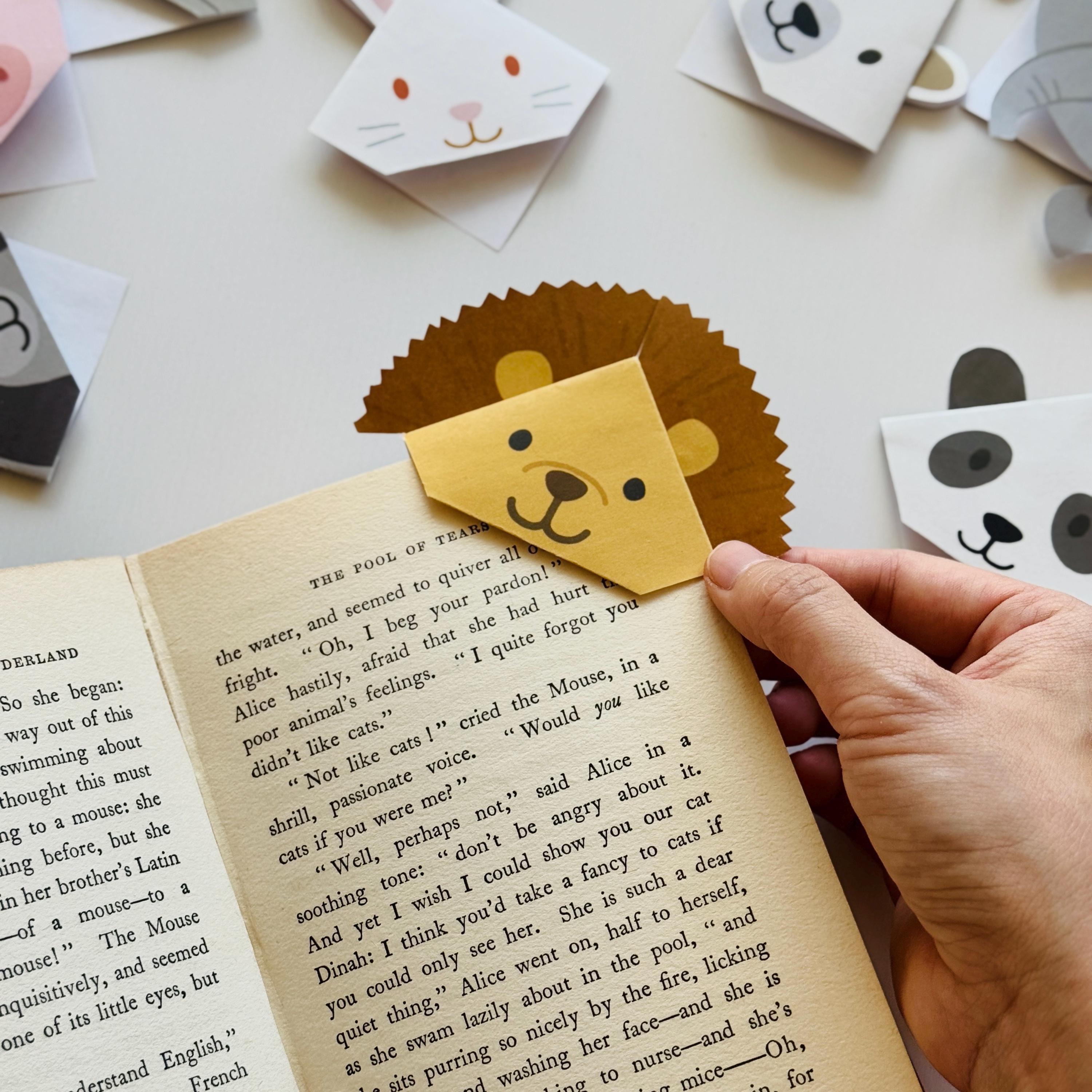 Woodland Animal Origami Finger Puppets & Corner Bookmarks – DIY Craft ...