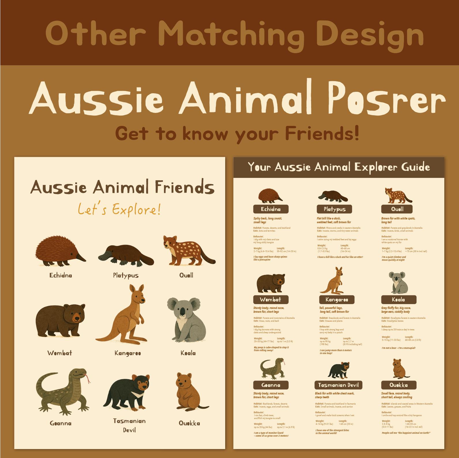 Discover Aussie Animals Montessori Busy Book｜ages 3–7morning Basket ...