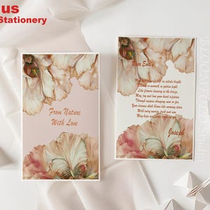 Printable Flower Puzzle Purse Set – Caramel Brown Iris | DIY Gift Card ...