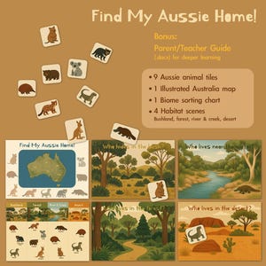 Discover Aussie Animals Montessori Busy Book｜ages 3–7morning Basket ...