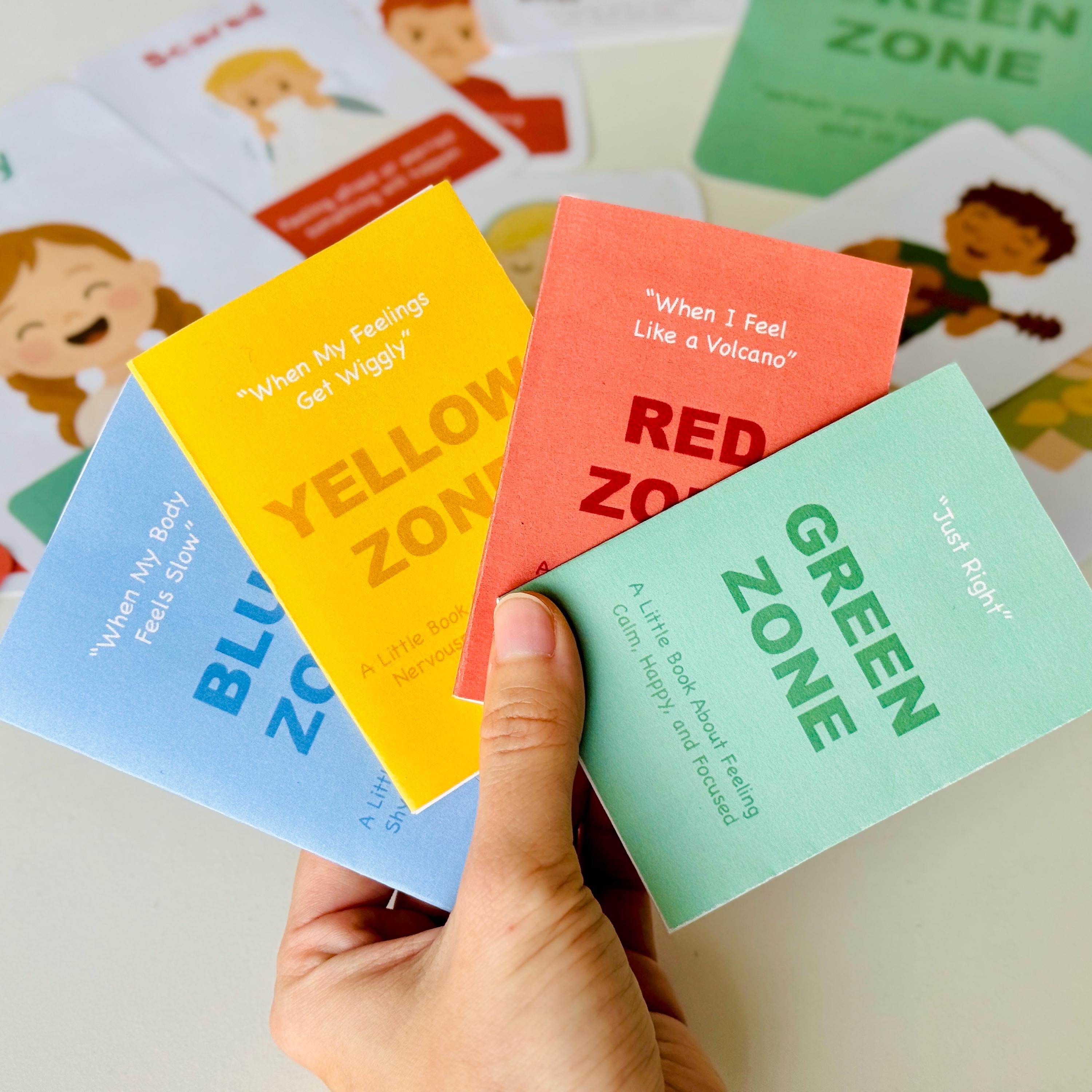 Printable Emotion Zones Mini Book Set- SEL Tools for Kids |calm Corner ...