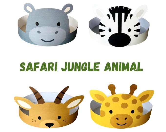 Printable Farm Animal Headbands for Kids – Pig, Cow, Horse, Duck, Sheep ...