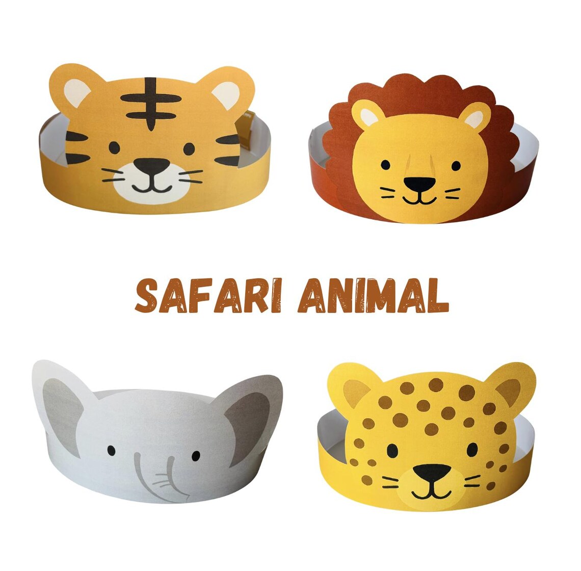 Cheetah Crown for Kids – Safari Animal Headbandcraft | Preschool ...