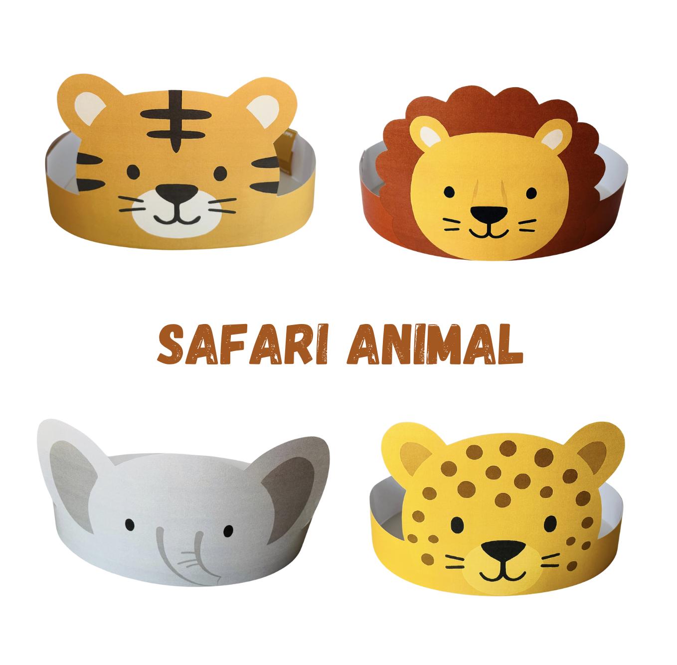 Cheetah Crown for Kids – Safari Animal Headbandcraft | Preschool ...
