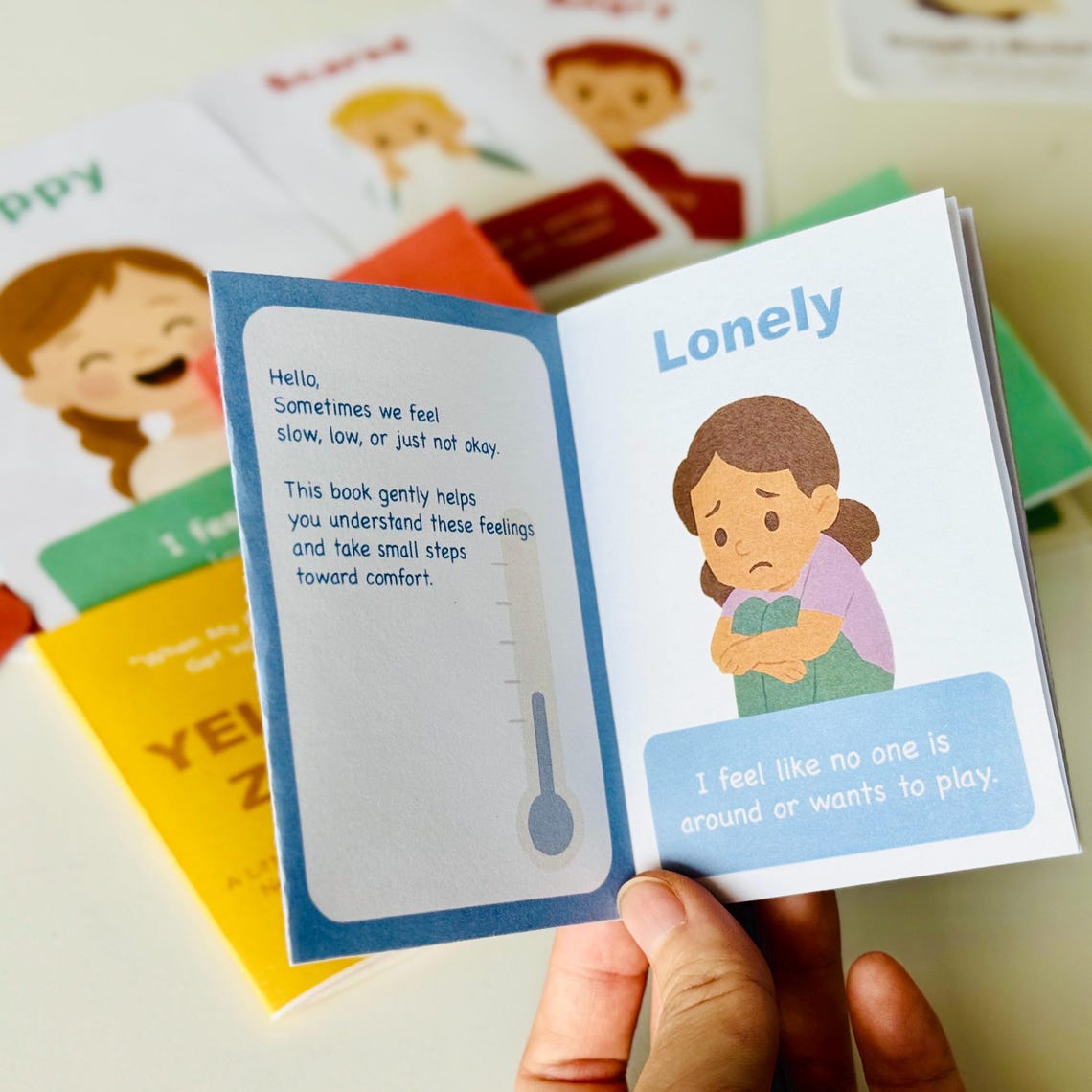 Printable Emotion Zones Mini Book Set- SEL Tools for Kids |calm Corner ...