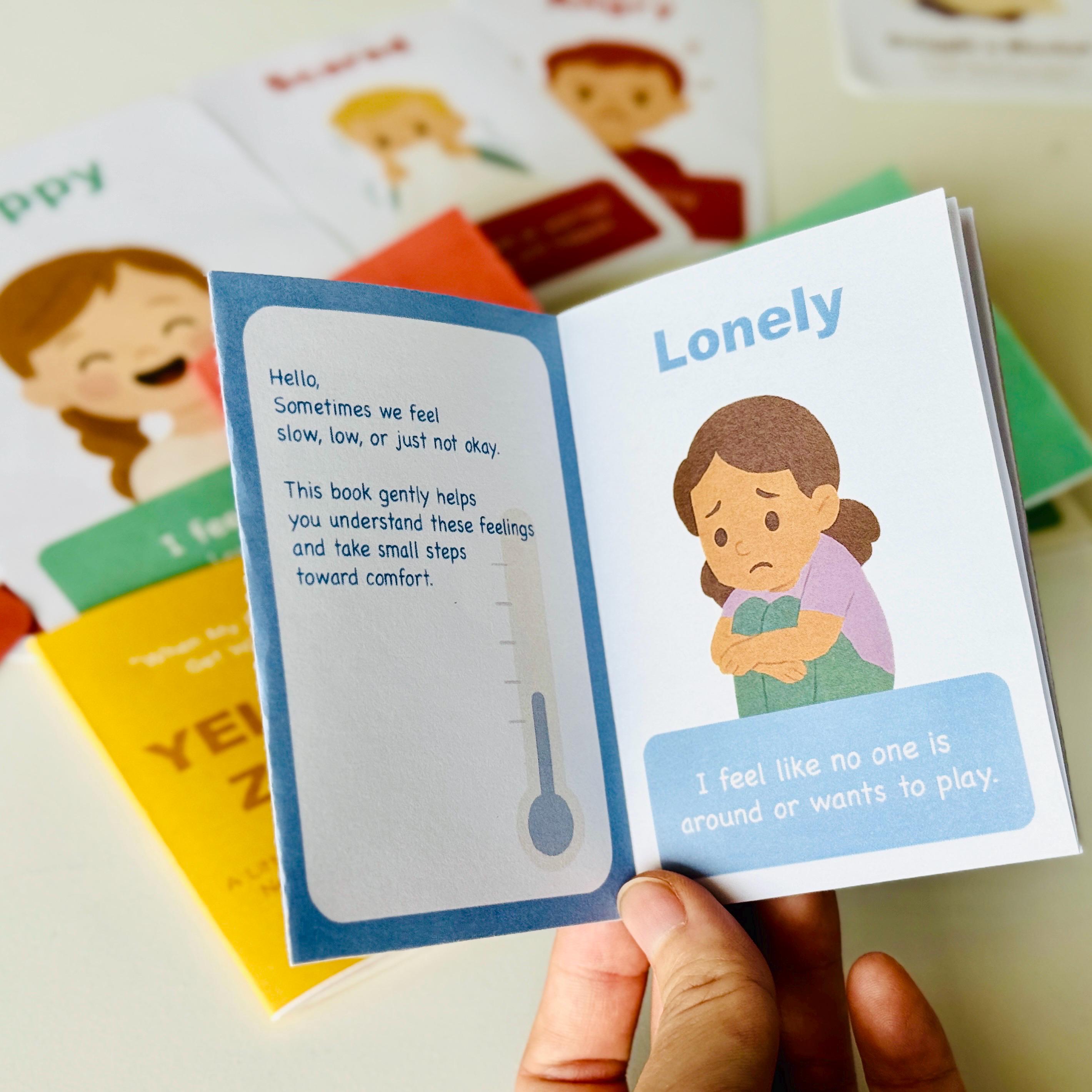 Printable Emotion Zones Mini Book Set- SEL Tools for Kids |calm Corner ...