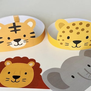 Cheetah Crown for Kids: Printable Animal Headband Craft | PDF Download ...