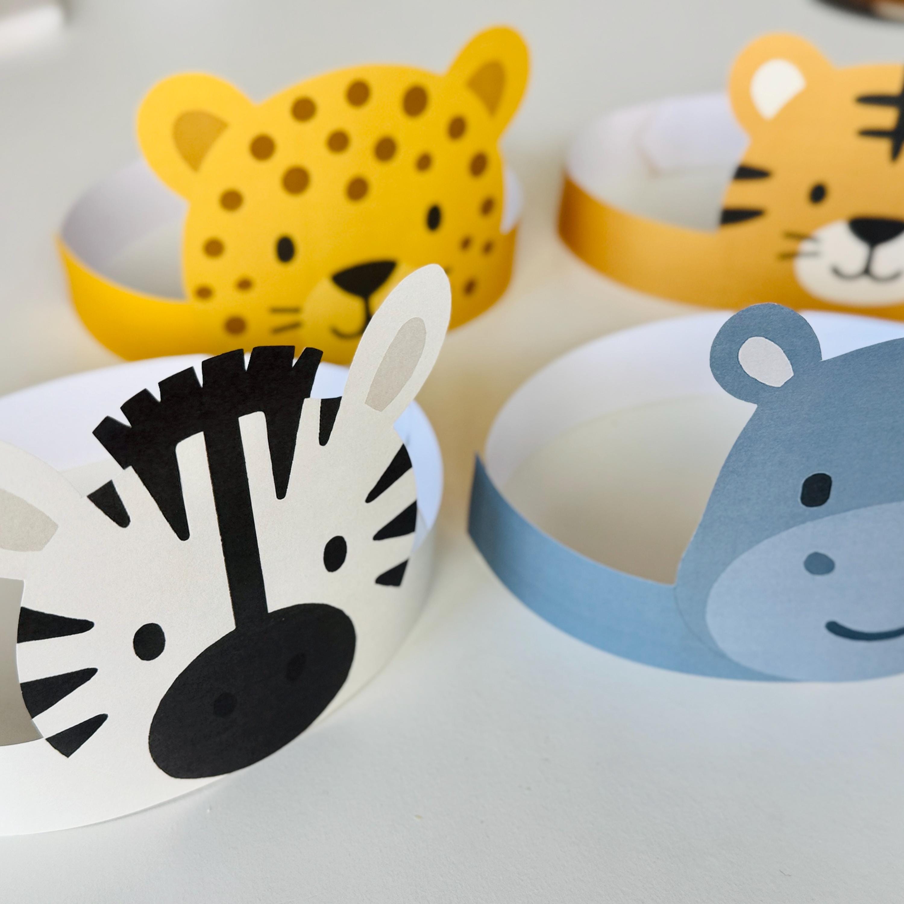 Cheetah Crown for Kids – Safari Animal Headbandcraft | Preschool ...