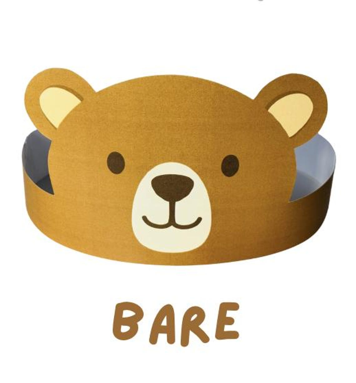 Printable Woodland Animal Crown – Bear Headband for Kids |coloring ...