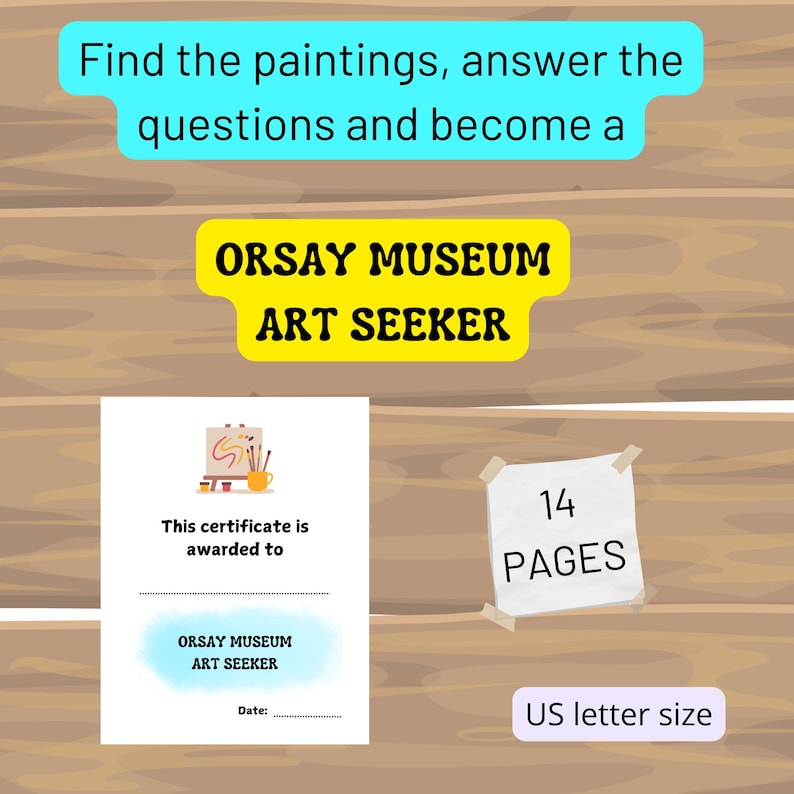 Orsay Museum Scavenger Hunt for Kids Educational Family Activity in ...