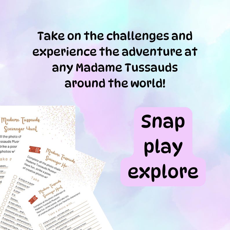 Photo Scavenger Hunt at Madame Tussauds Wax Museum – A Fun Activity for ...