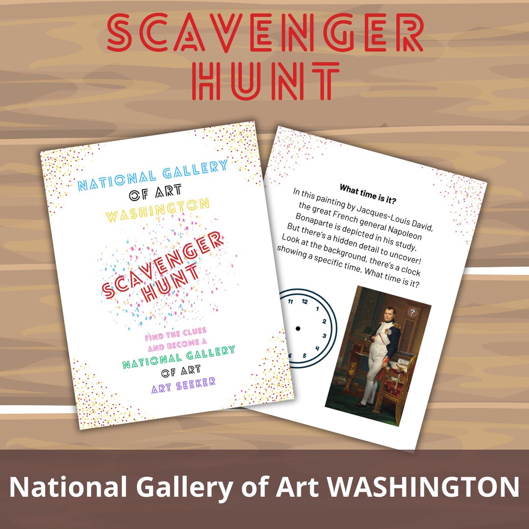 National Gallery of Art Washington DC, Scavenger Hunt for Kids ...