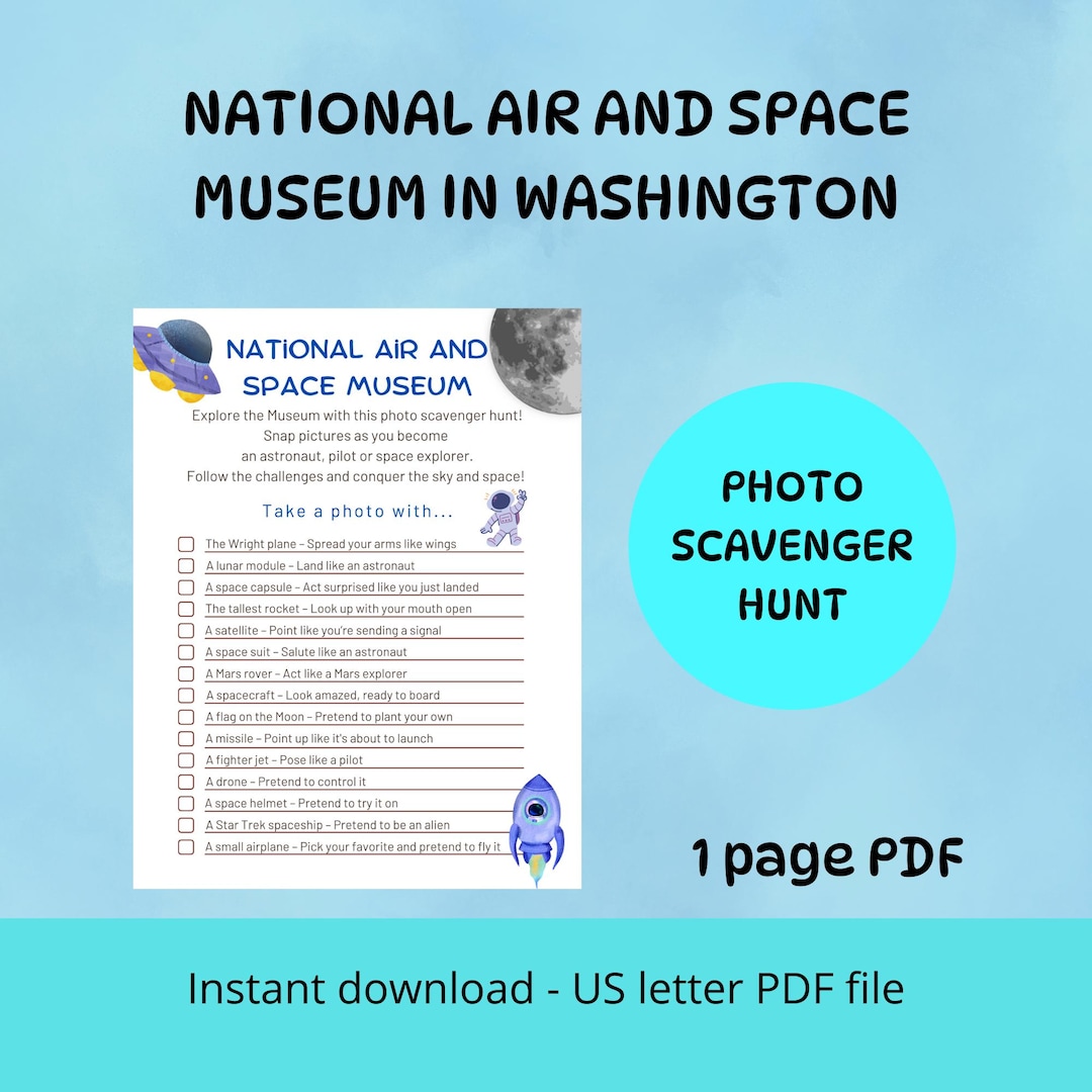 Photo Scavenger Hunt – Smithsonian National Air and Space Museum ...