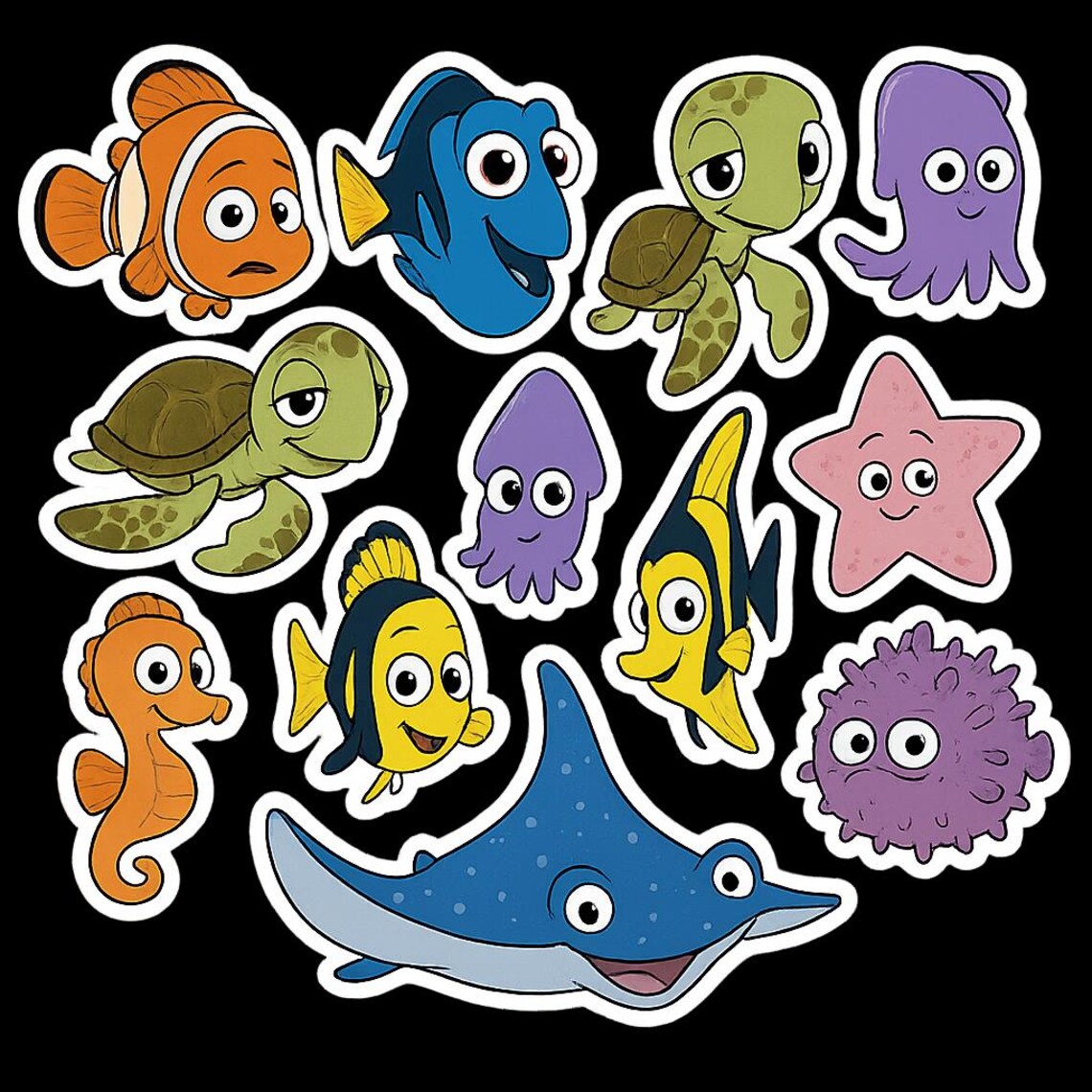 Finding Nemo & Dory SVG Bundle, Dory Svg, Finding Nemo PNG, Finding ...