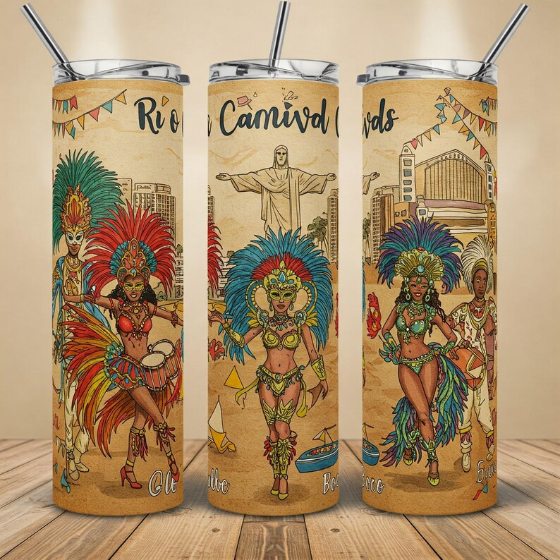Rio Carnival Themed Digital Sticker, Set,etsy Exclusive Rio Carnival ...