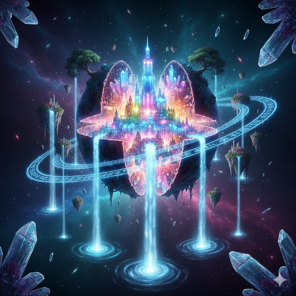 Alien Planet Art Print | Sci-fi Wall Art | Cosmic Landscape Digital ...