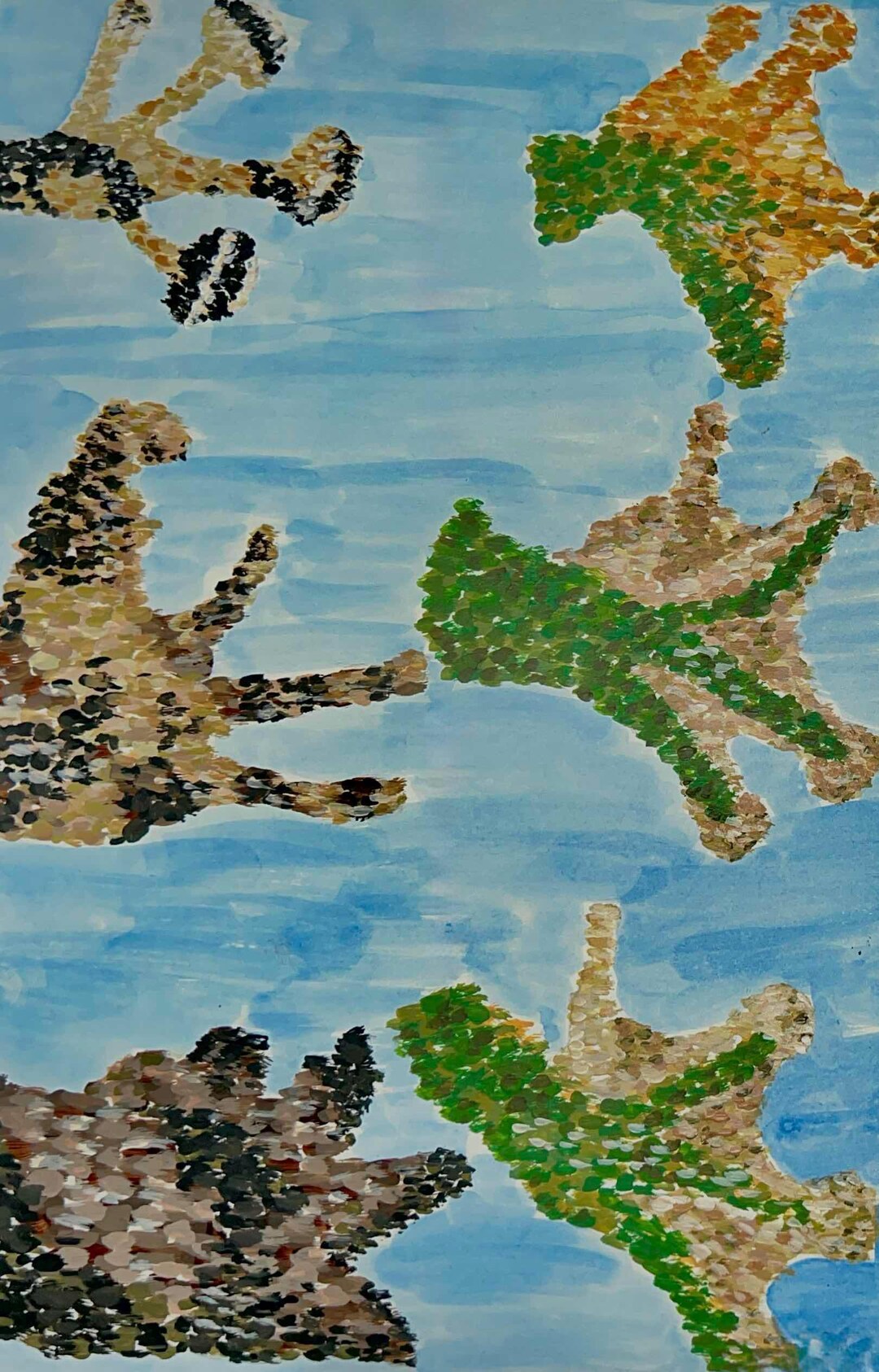 Frog Webbed Feet Post-impressionism Painting 4x6 Prints - Etsy