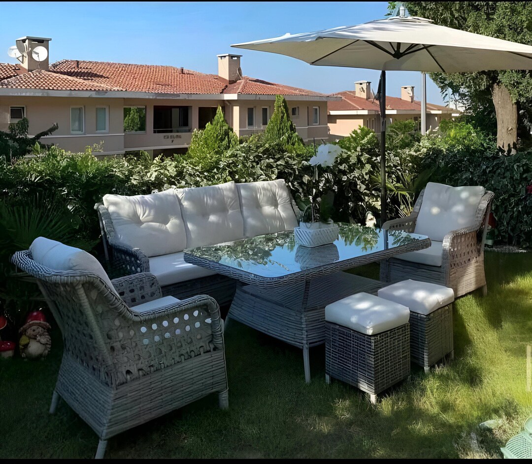 Terrace Seating Set, Rattan Garden Seating Set, Rattan Balcony Set ...