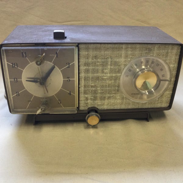 1960s Clock Radio - Etsy