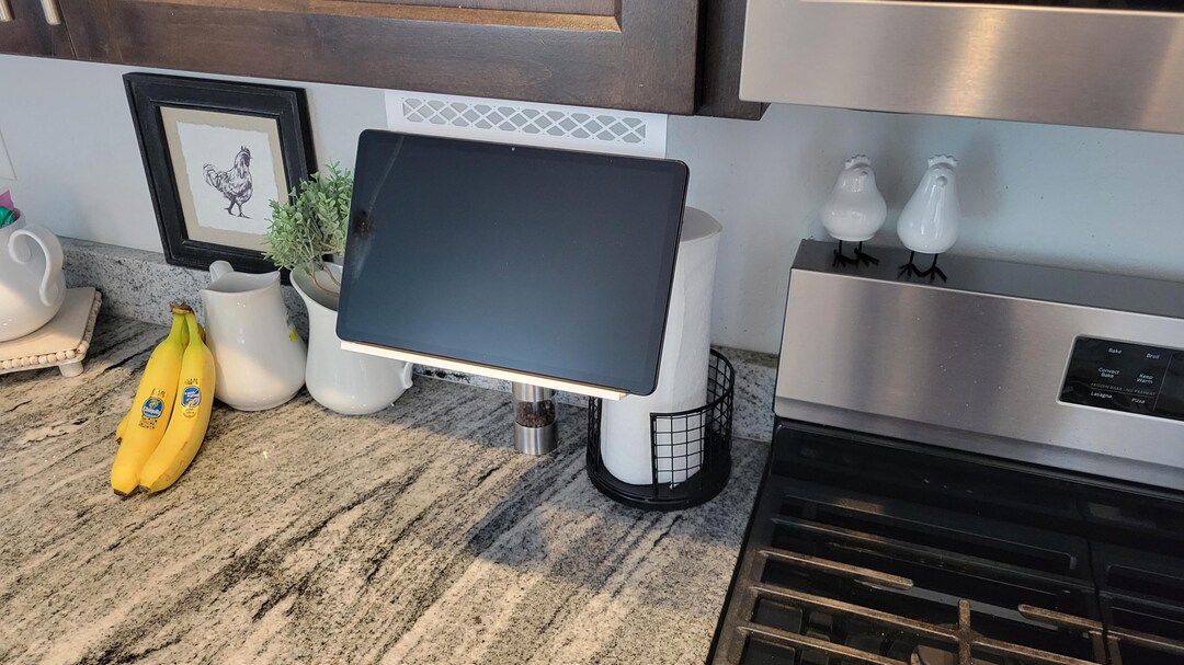 Kitchen Cabinet Phone / Tablet / Recipe Holder | Under Cabinet Phone ...