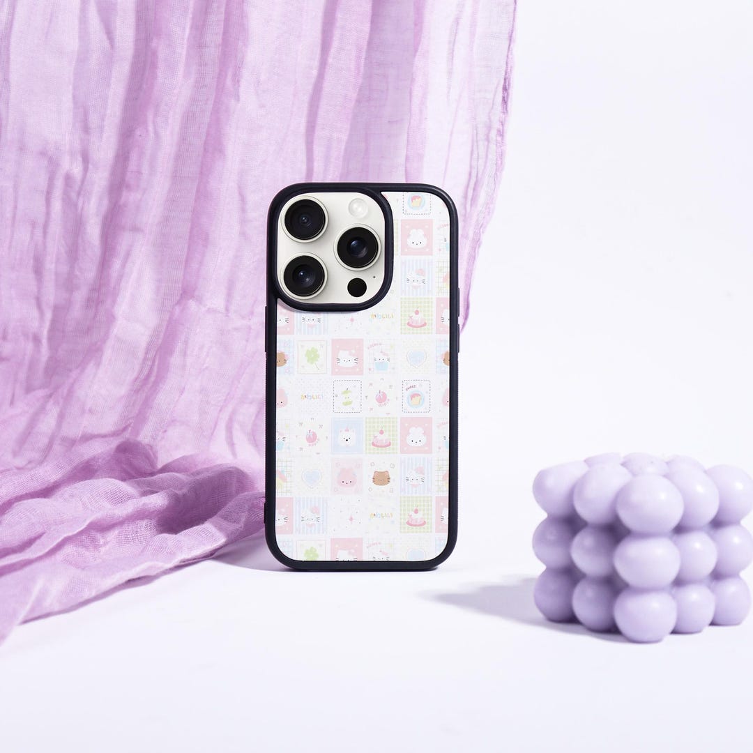 Kawaii Cats and Sweets Collage Personalised Phone Case - for Apple 16 ...