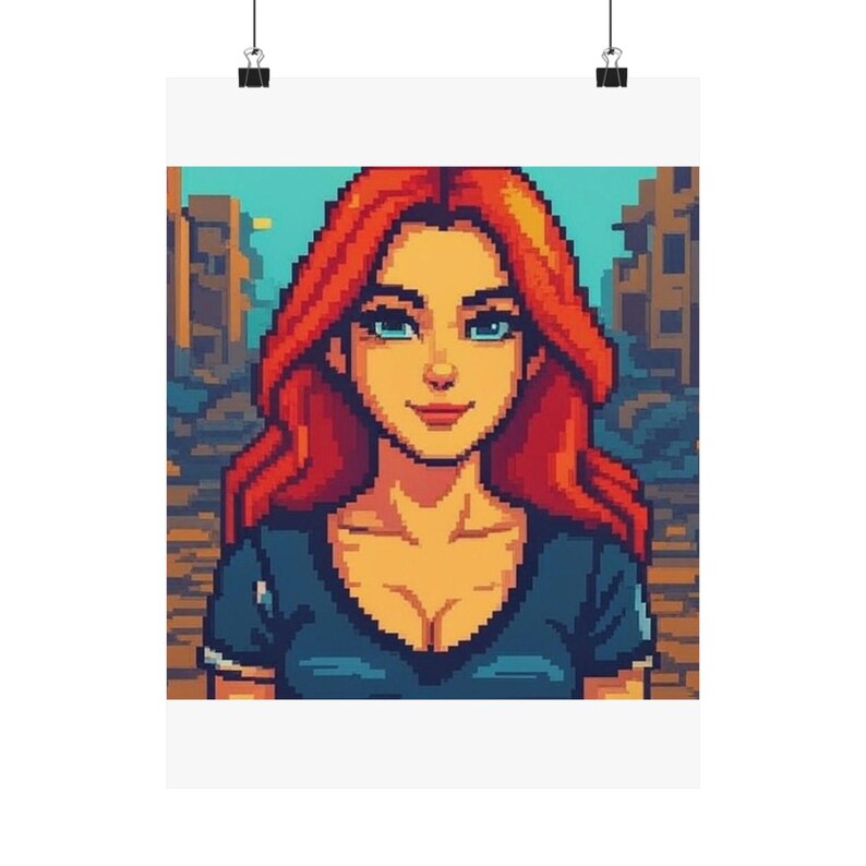 Retro 2D Warzone 16-bit Pixel Art Matte Vertical Poster Gaming Décor - Etsy