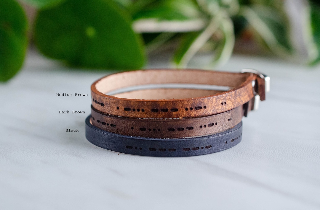 Morse Code Bracelet - Etsy