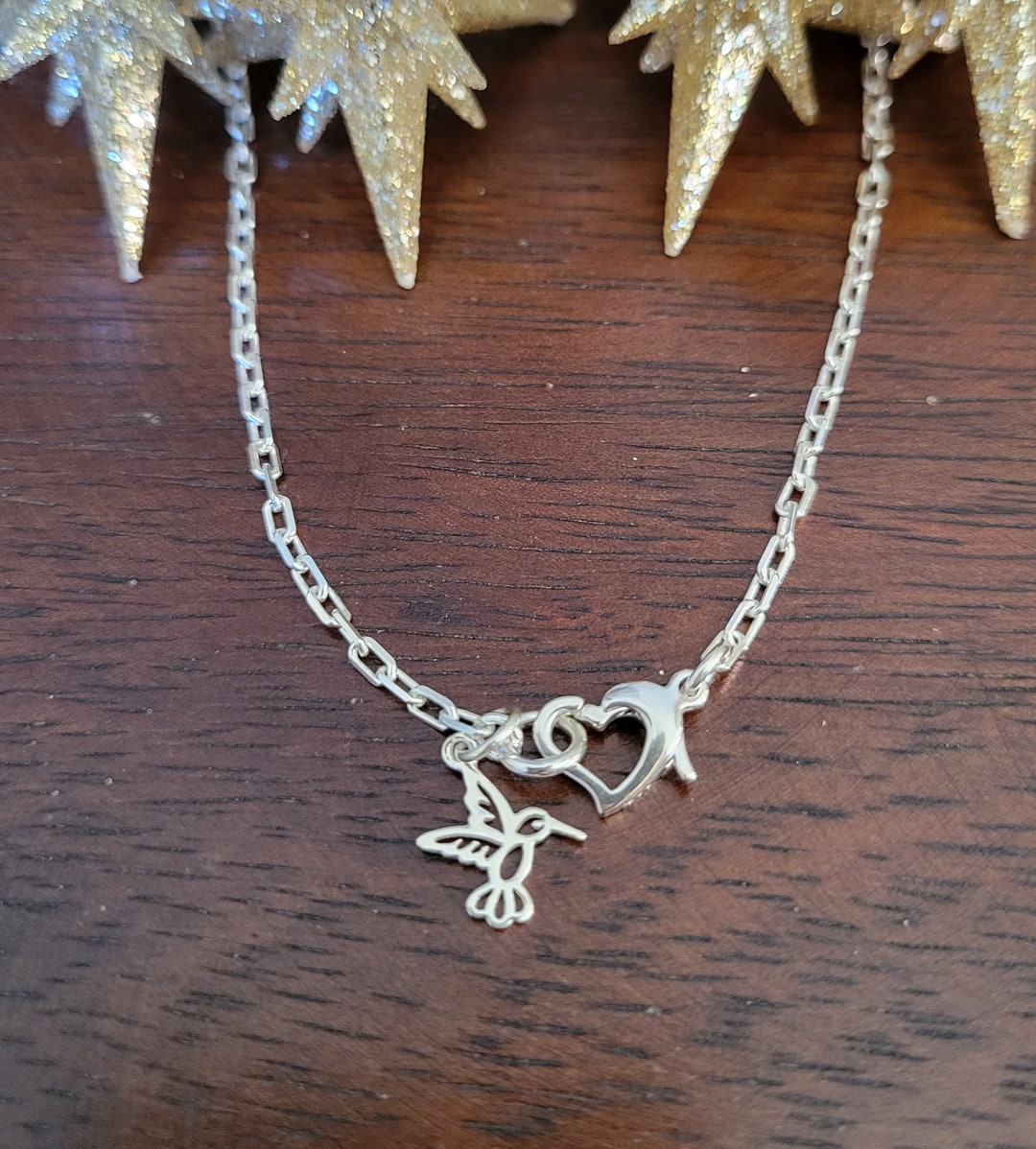 Hummingbird Pendant, Sterling Hummingbird Necklace, Sterling Silver ...