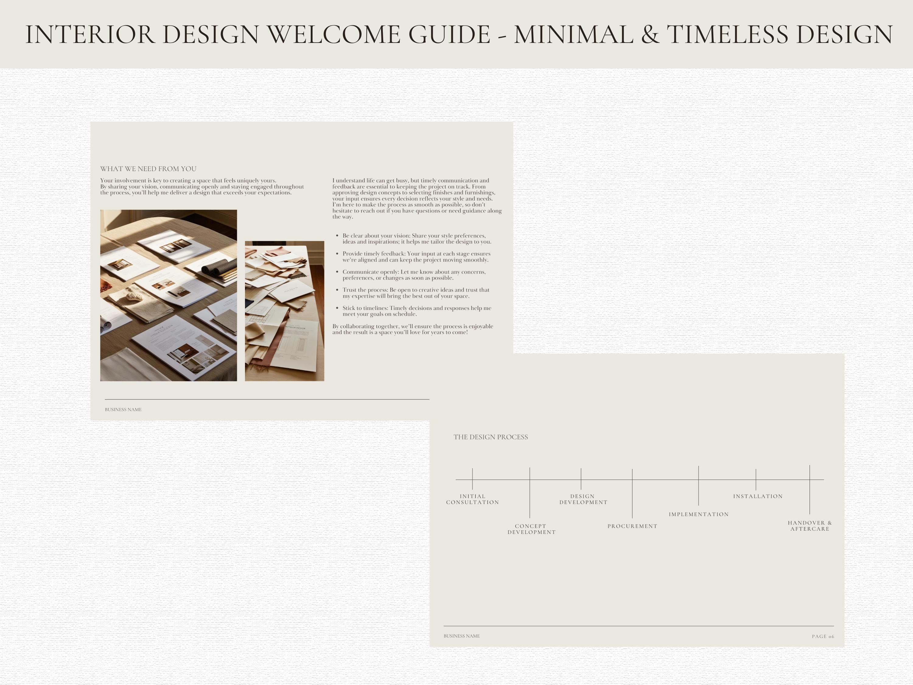 Interior Design Welcome Guide 2-in-1. Full Design Service & E-design ...
