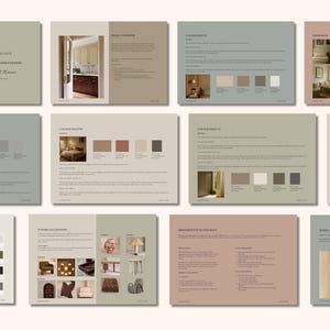 Interior Design Colour Consultation Presentation | Canva Client Guide ...